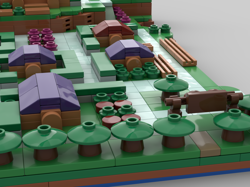LEGO MOC The Legend of Zelda: A Link to the Past - Kakariko Village Map ...