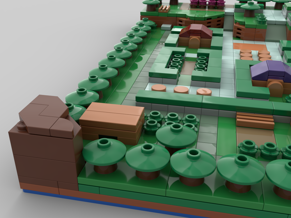 LEGO MOC The Legend of Zelda: A Link to the Past - Kakariko Village Map ...