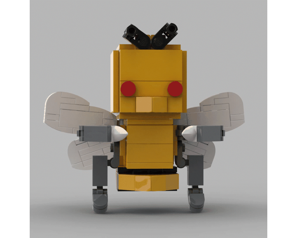 LEGO MOC Beedrill (Pokémon) by herpuderpules | Rebrickable - Build with ...