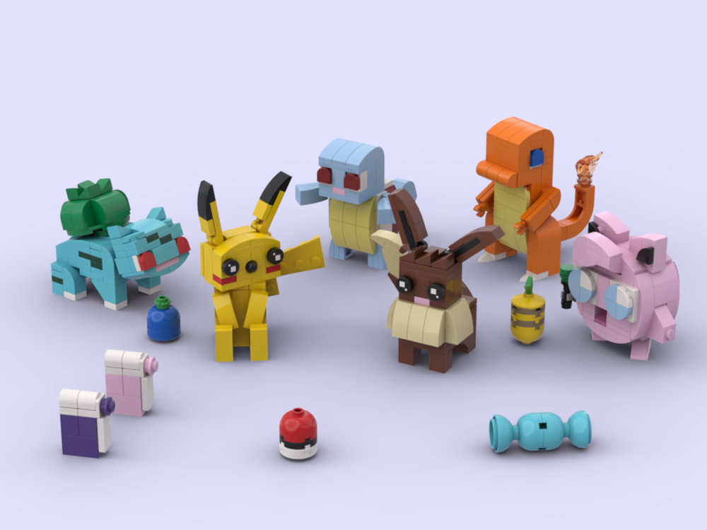 LEGO MOC Pokémon Minis Collection by AmyBricks | Rebrickable - Build ...