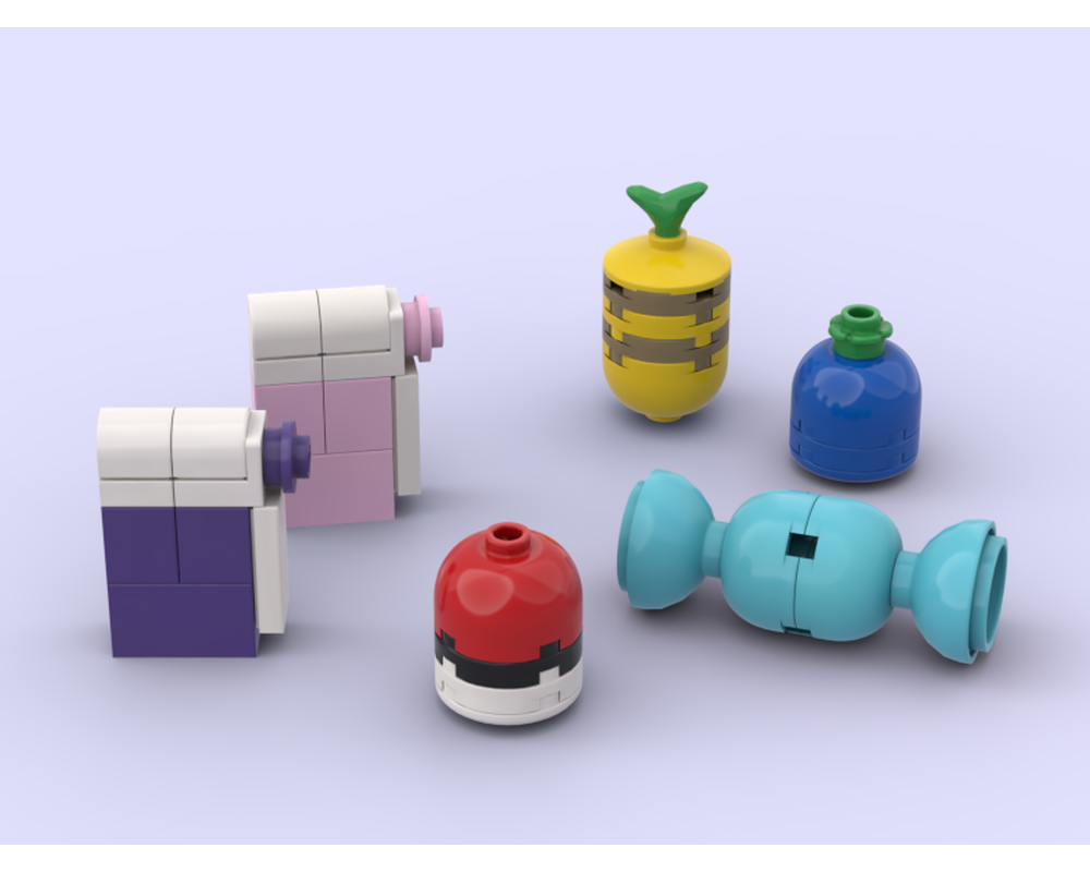 LEGO MOC-185126 Poké Collection by AmyBricks | Rebrickable - Build with ...