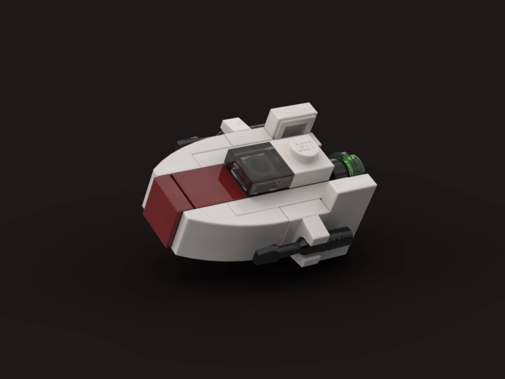 LEGO MOC Micro A-wing by LKBuilds | Rebrickable - Build with LEGO
