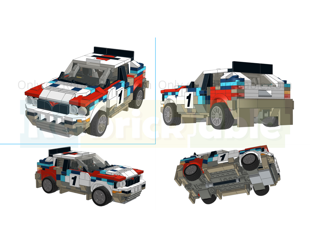 LEGO MOC Lancia Delta-ACROPOLIS Rally Special Edition (HF INTEGRALE ...