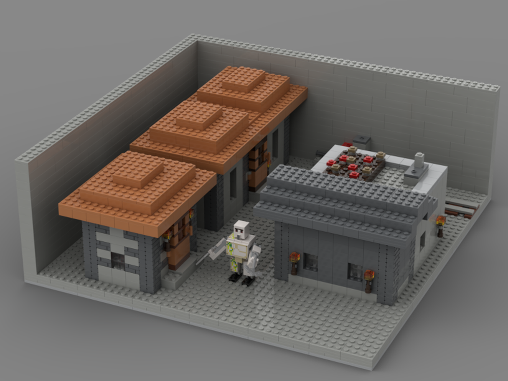 LEGO MOC Minecraft Cave Village by BreezeBricks | Rebrickable - Build ...