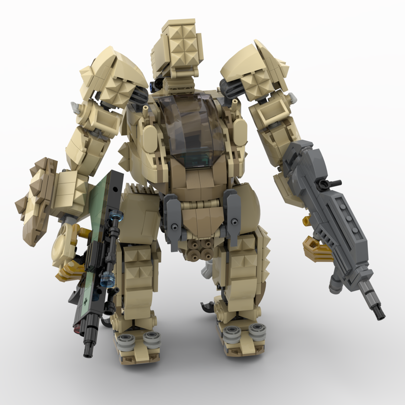 LEGO MOC AMP suit-Desert Camouflage by BroadBricks_Studio | Rebrickable ...