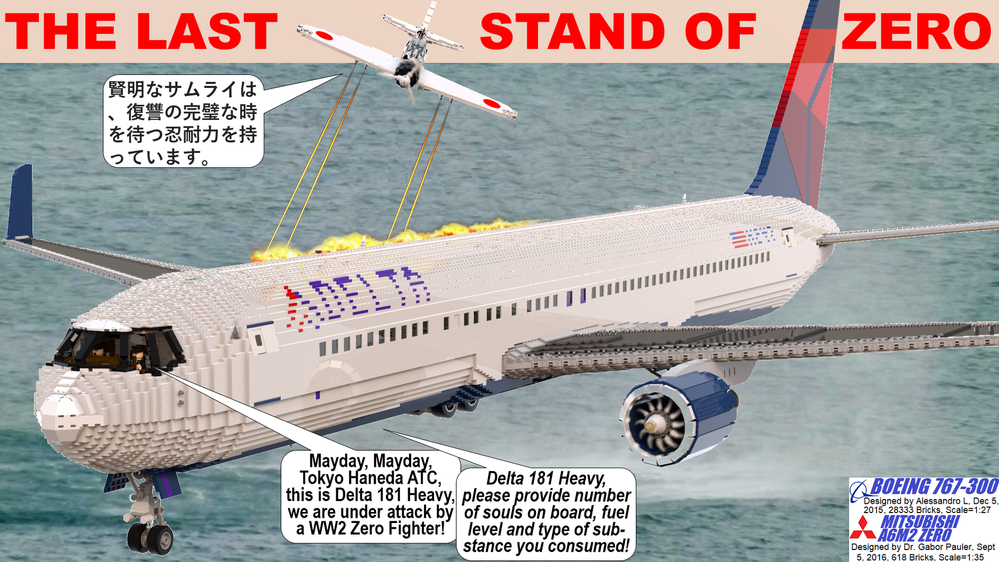 LEGO MOC Mitsubishi A6M2 Zero by gjpauler | Rebrickable - Build with LEGO