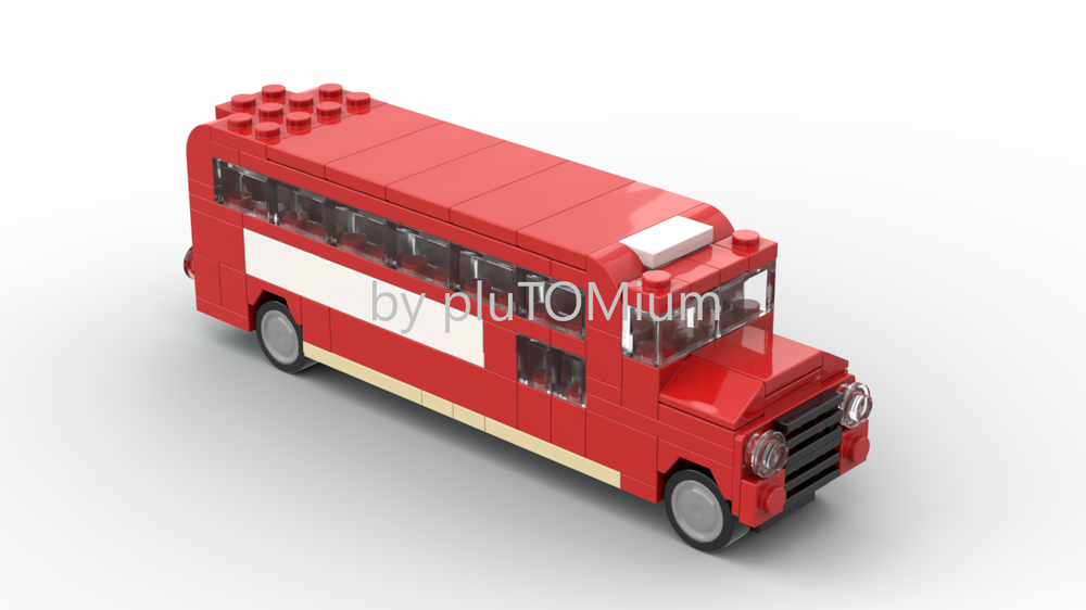 LEGO MOC Classic Bus (LEGO 40220 Alternate) by pluTOMium | Rebrickable ...