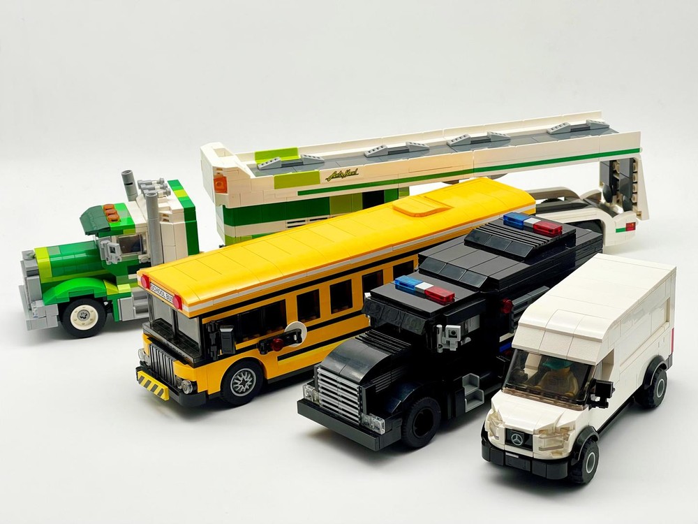 LEGO MOC Service Vehicle Pack #4 by IBrickedItUp | Rebrickable - Build ...