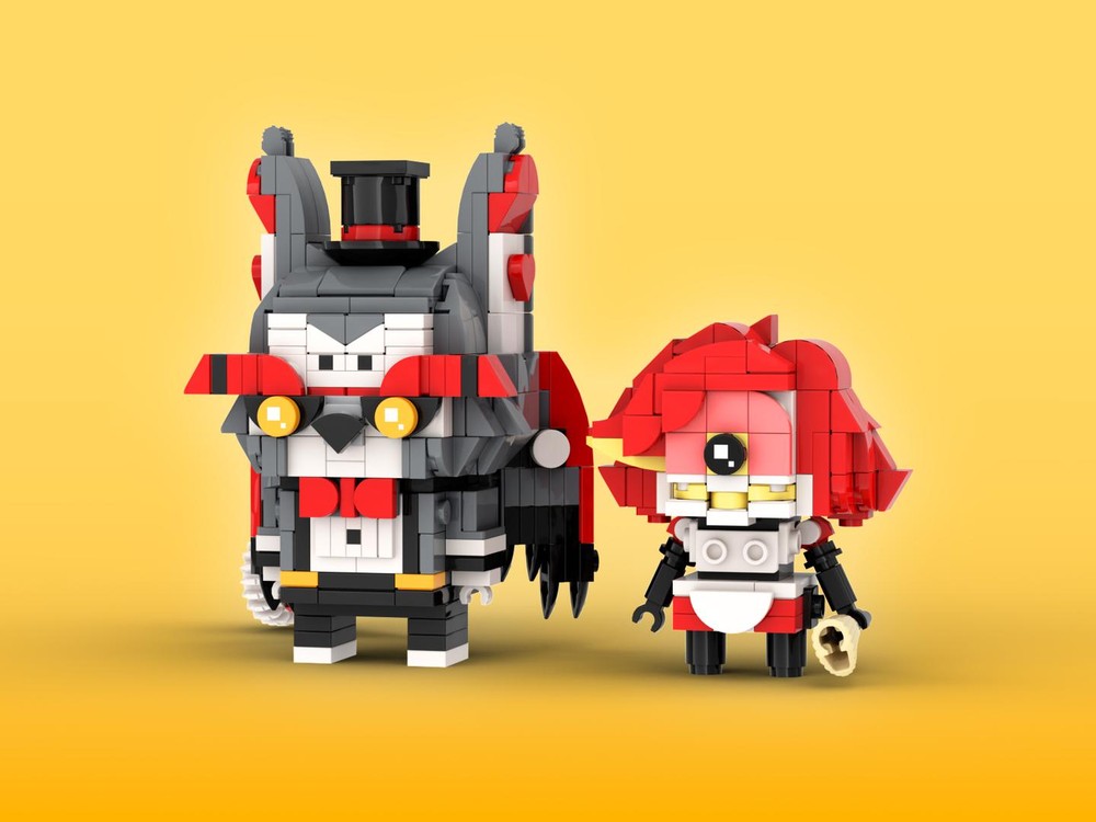 LEGO MOC Husk & Niffty Brickheadz LEGO MOC - Hazbin Hotel by Eugenio ...