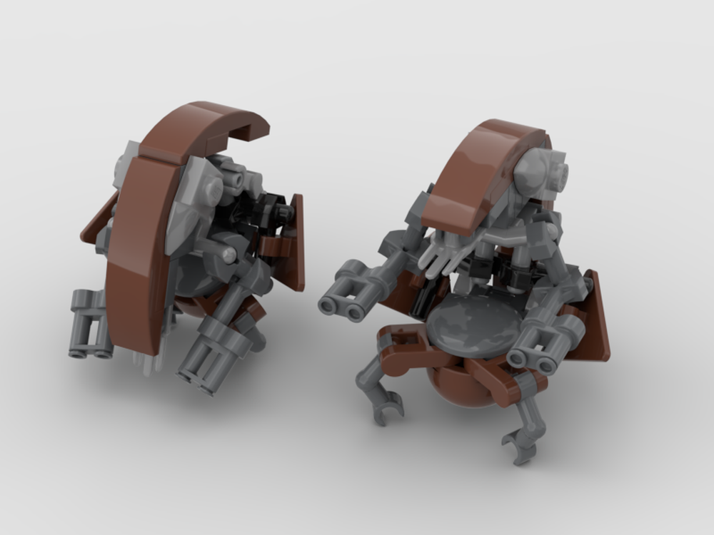 Lego Moc Droideka By Eolingan Rebrickable Build With Lego