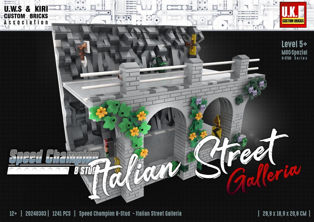 LEGO MOC Speed Champion Italian Street Galleria by UK-CustomBricks ...