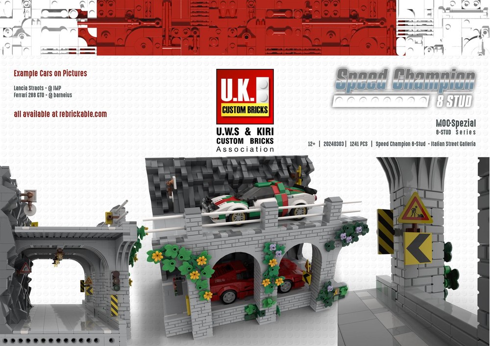 LEGO MOC Speed Champion Italian Street Galleria by UK-CustomBricks ...