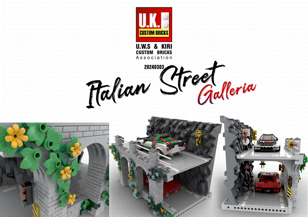 LEGO MOC Speed Champion Italian Street Galleria by UK-CustomBricks ...