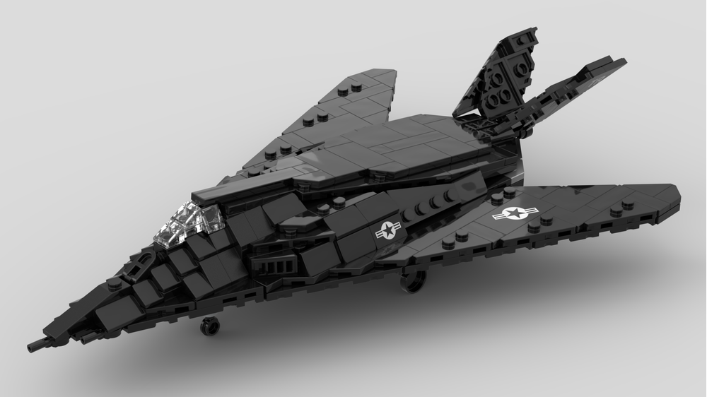 Lego Moc 172 Scale F 117 Nighthawk By Handsolo99 Rebrickable Build