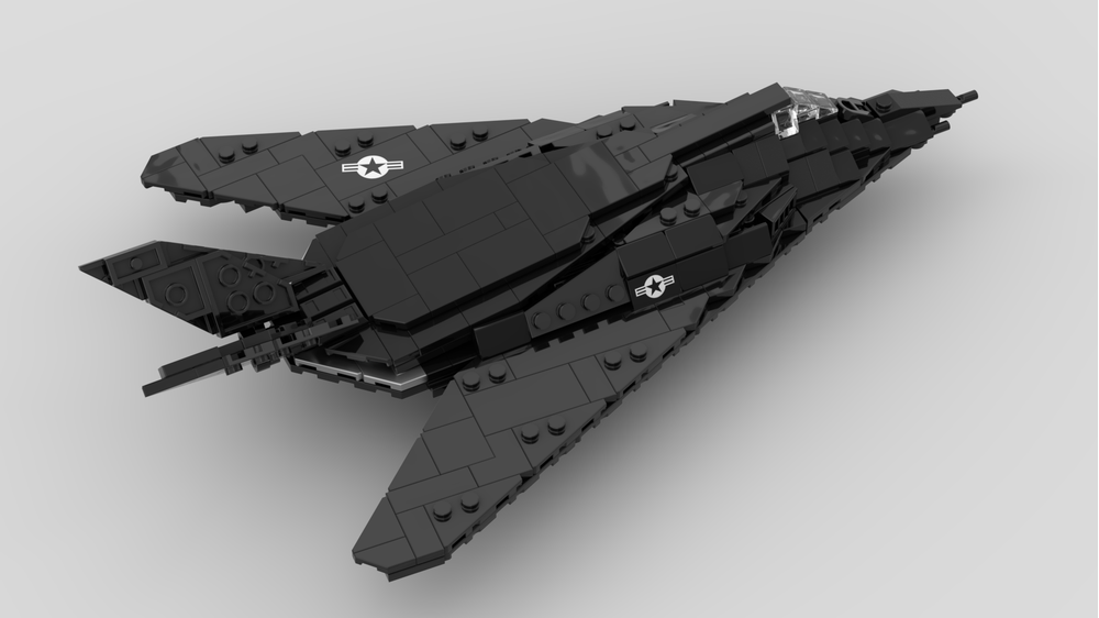 Lego Moc 172 Scale F 117 Nighthawk By Handsolo99 Rebrickable Build