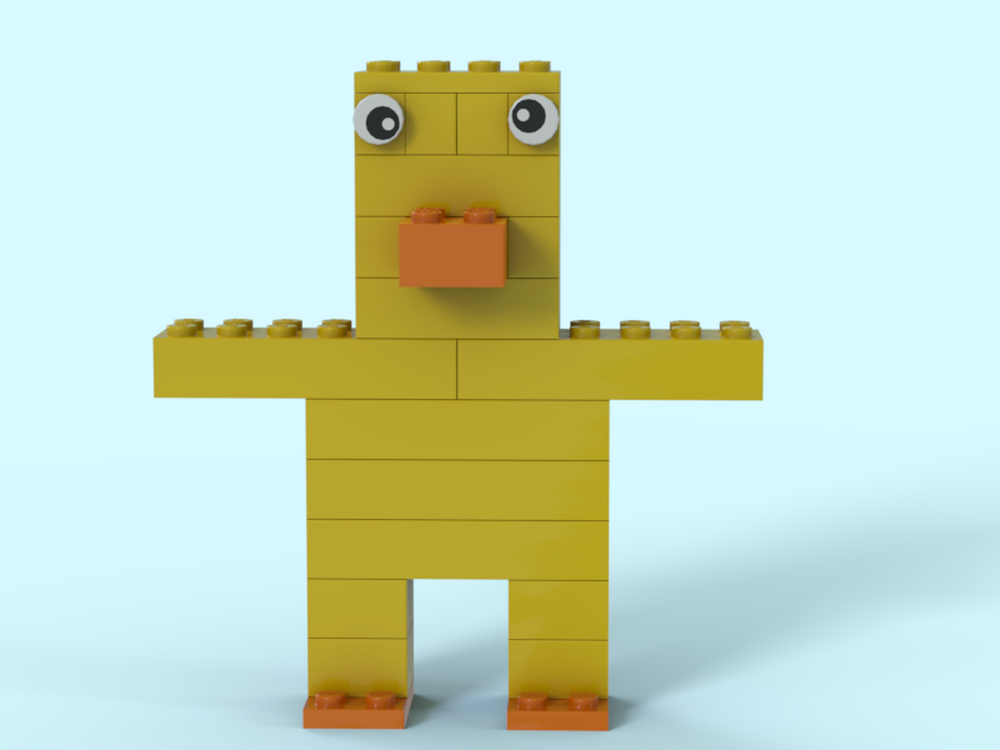 LEGO MOC lil' Duck by Littlehof5 | Rebrickable - Build with LEGO
