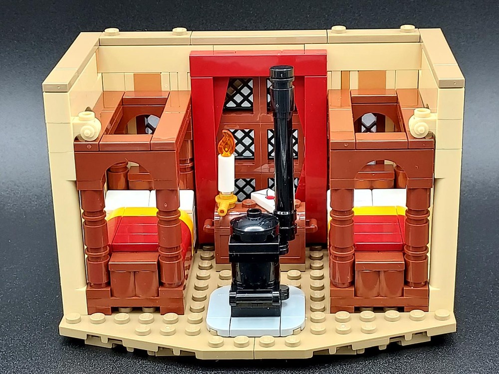 LEGO MOC Gryffindor Dormitory by TrevorToad | Rebrickable - Build with LEGO
