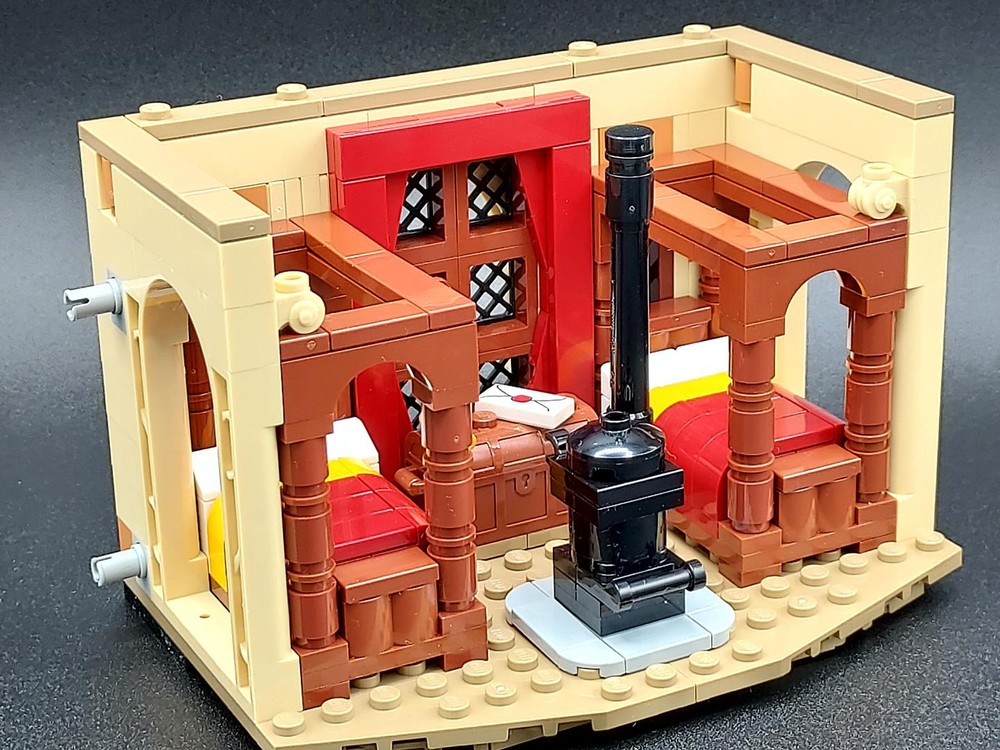 LEGO MOC Gryffindor Dormitory by TrevorToad | Rebrickable - Build with LEGO