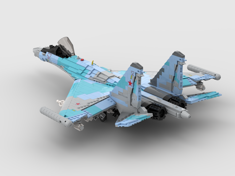 LEGO MOC Su-35 by Brickmig | Rebrickable - Build with LEGO