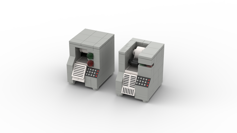 LEGO MOC PCS302 Matrix Printer 1&2 Classic Space by Polarstorm ...