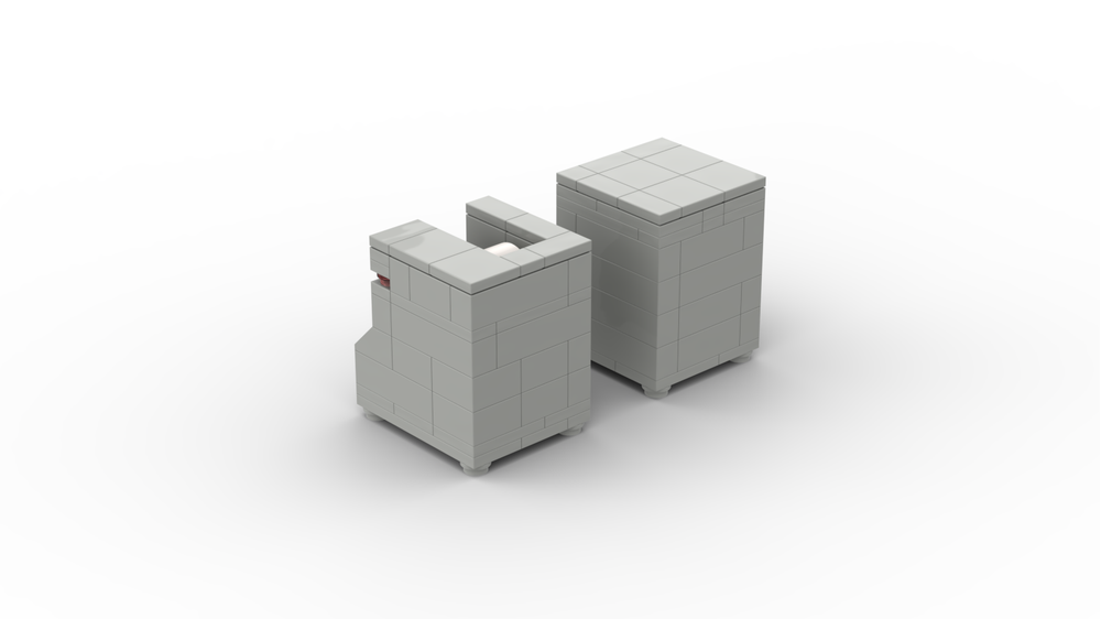 LEGO MOC PCS302 Matrix Printer 1&2 Classic Space by Polarstorm ...