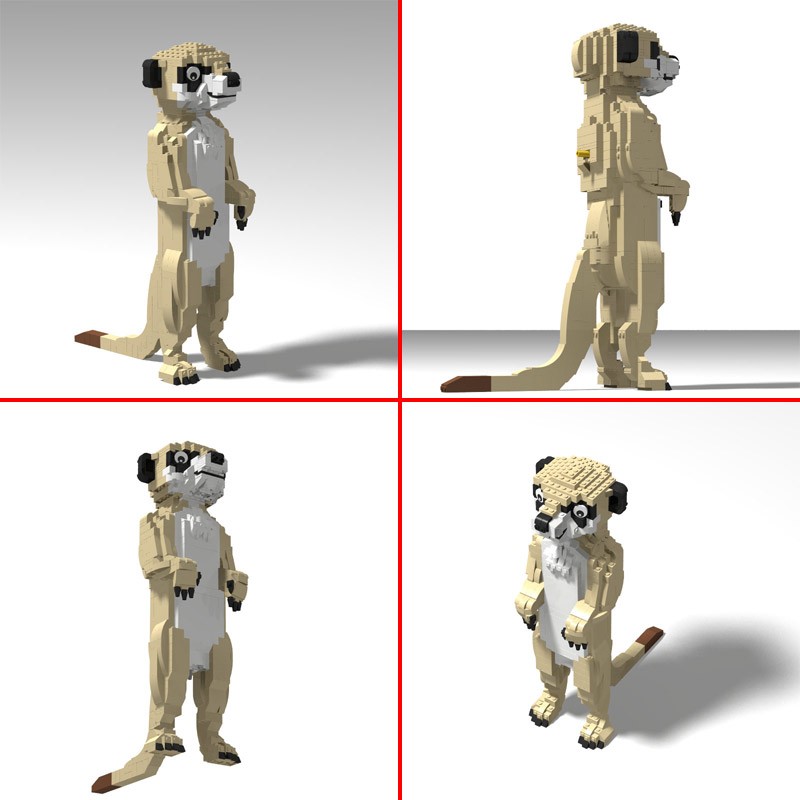 LEGO MOC Meerkat by Frostbricks | Rebrickable - Build with LEGO