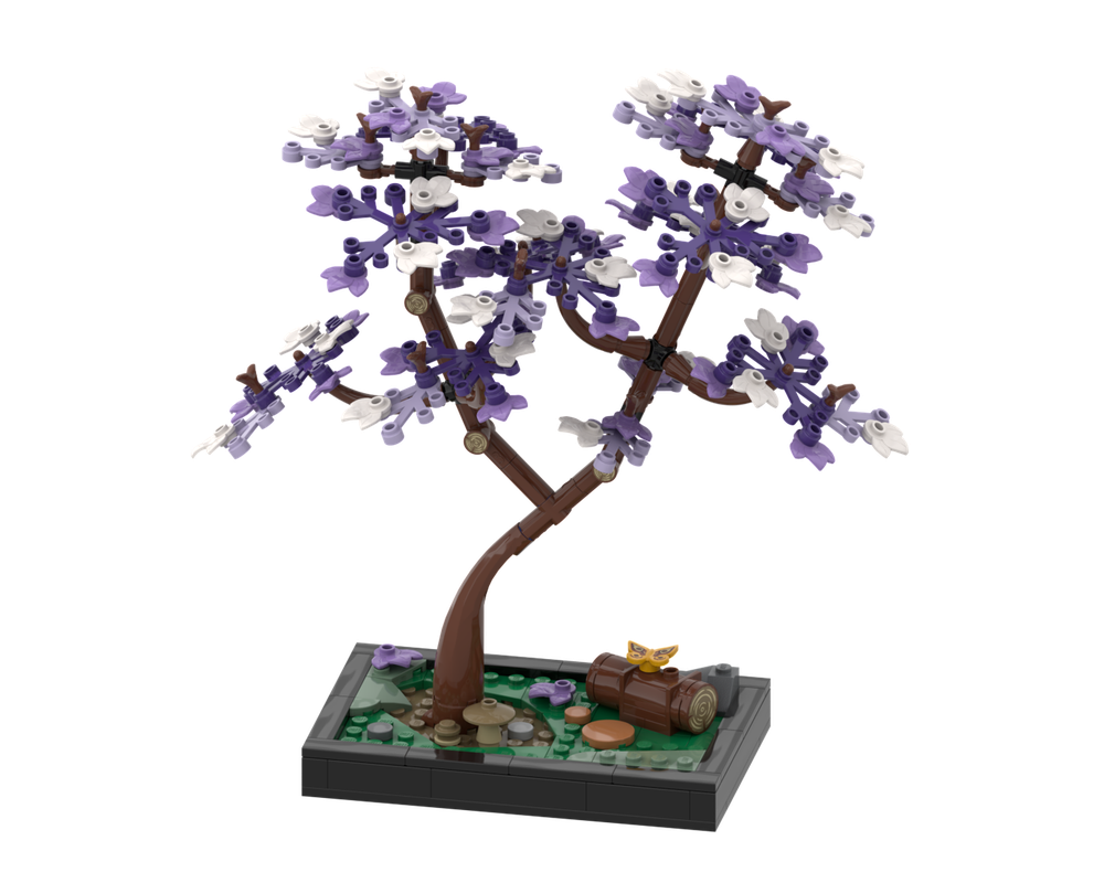 LEGO MOC Blossomed Jacaranda Tree: Diorama by Valnadiel | Rebrickable ...