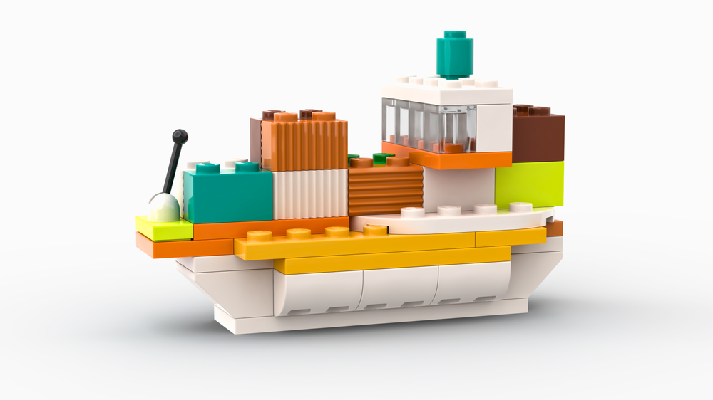 LEGO MOC 11038 Cargo ship by Lenarex | Rebrickable - Build with LEGO
