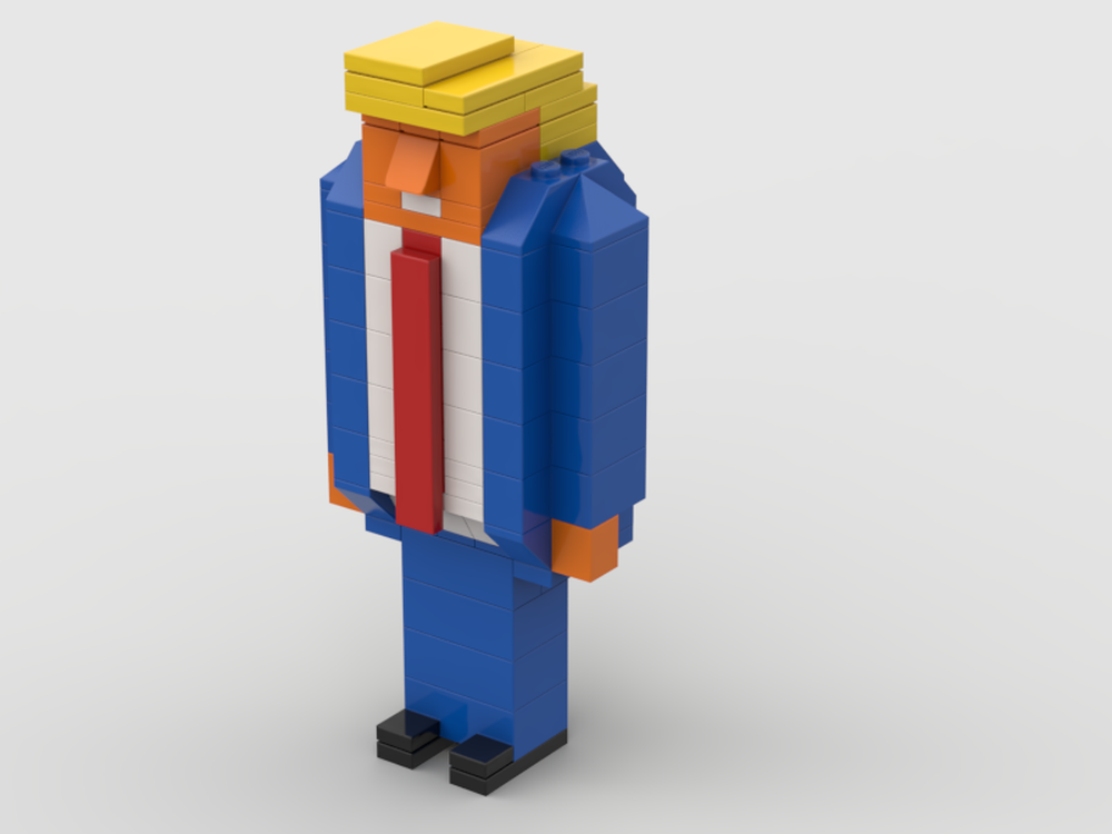 LEGO MOC Donald Trump by Holgi | Rebrickable - Build with LEGO