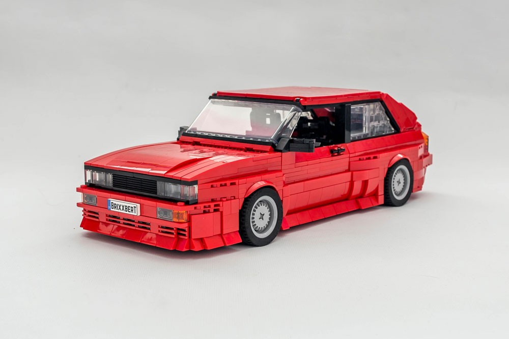LEGO MOC Audi Quattro Red by Brixxbert | Rebrickable - Build with LEGO