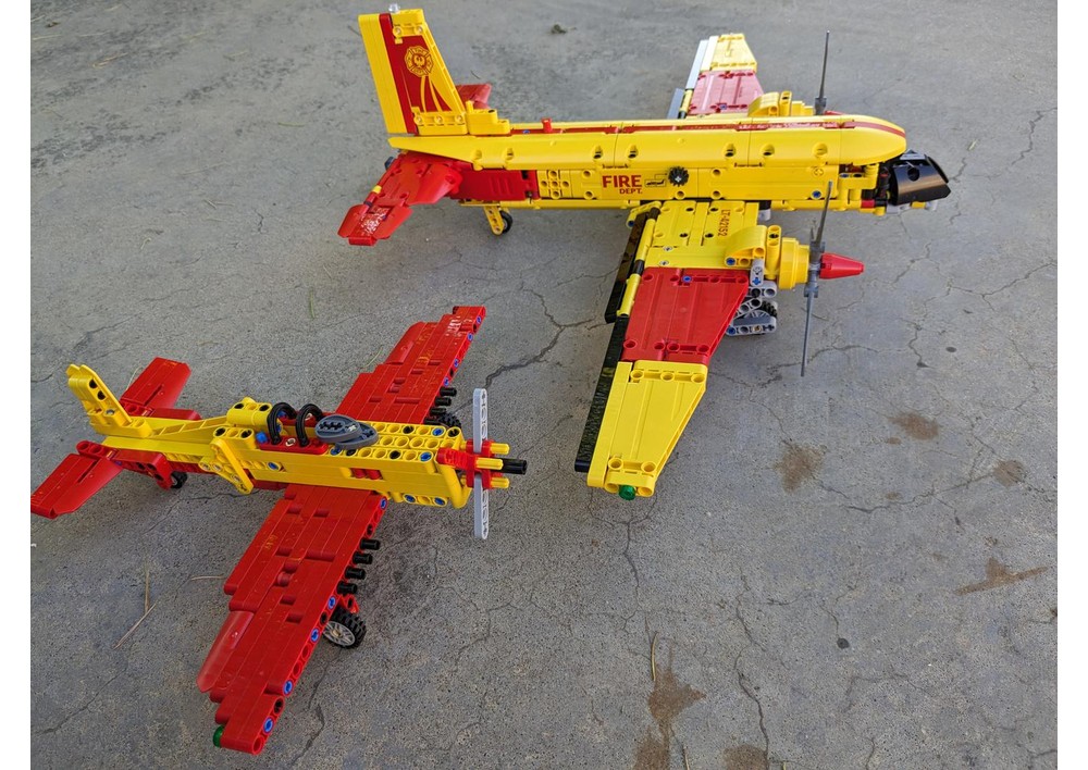 LEGO MOC P-47 Thunderbolt (42152 Firefighter Aircraft) by jpgon ...