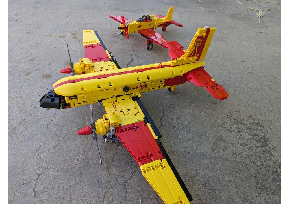 LEGO MOC P-47 Thunderbolt (42152 Firefighter Aircraft) by jpgon ...