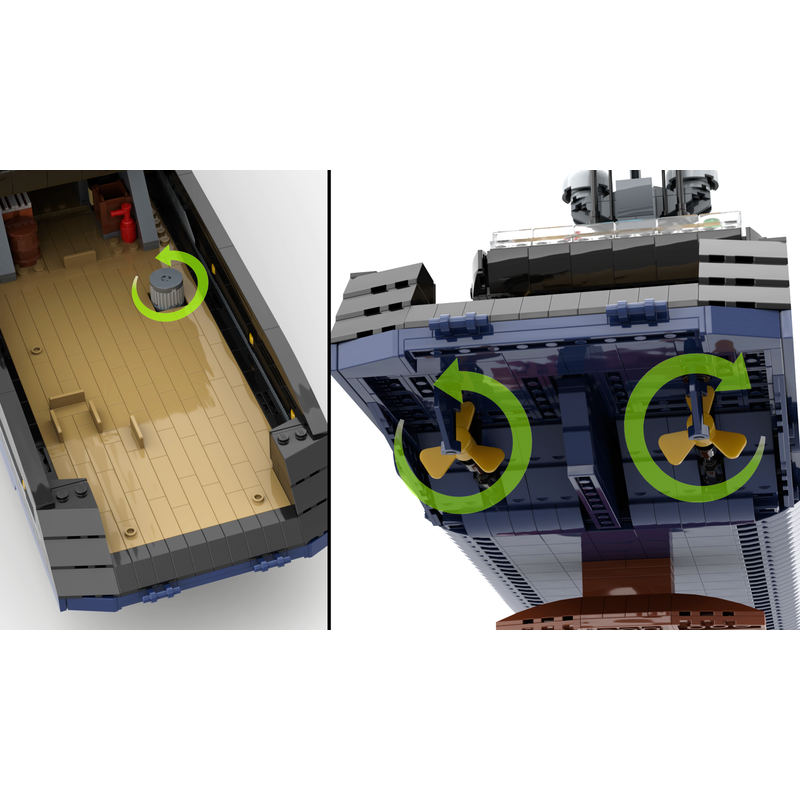 LEGO MOC Explorer's Yacht - Mini-fig scale - full interior by MrJBuilds ...
