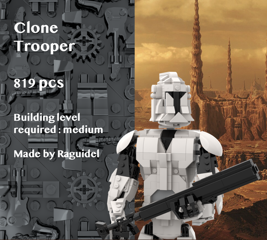 LEGO MOC UCS Phase 1 Clone Soldier by raguidel | Rebrickable - Build ...