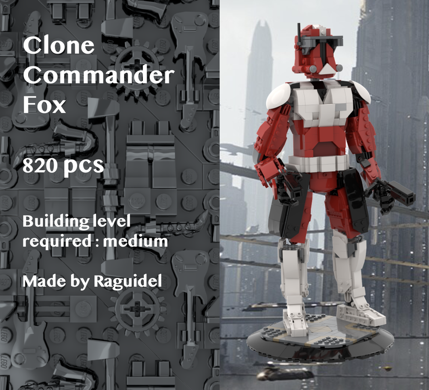 LEGO MOC UCS Clone commander Fox by raguidel | Rebrickable - Build with ...