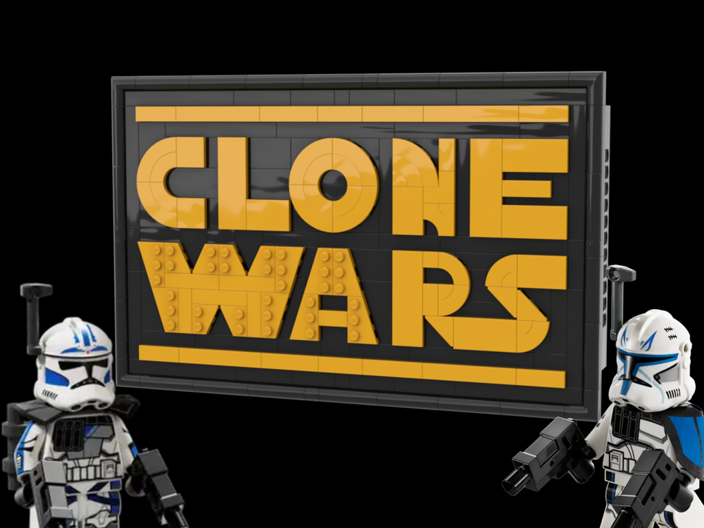 LEGO MOC "CLONE WARS" Wall Art by OrchardBuilds | Rebrickable - Build ...