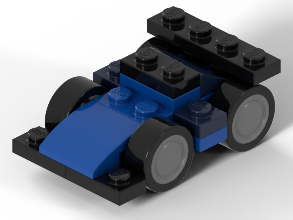 LEGO MOC Smallest drivable Formula 1 car (Williams 2024) with rubber ...