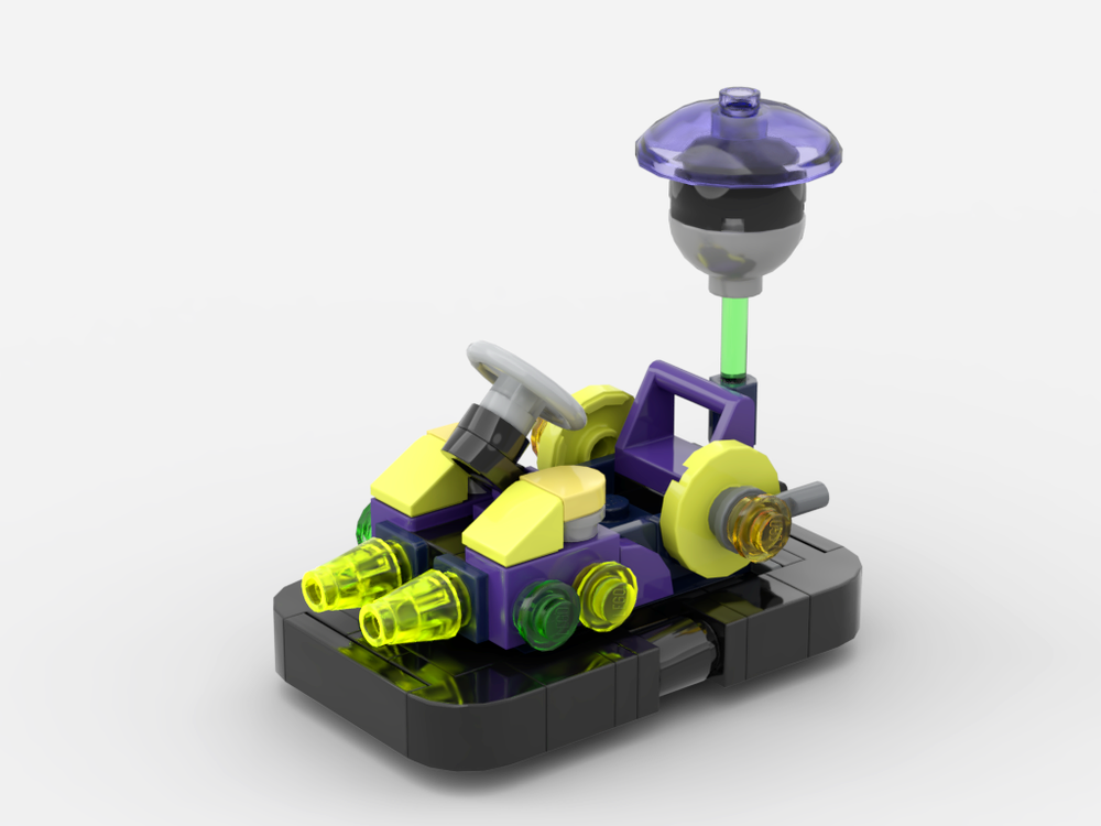 LEGO MOC Bumper Car - Purple by Agilinzzz | Rebrickable - Build with LEGO