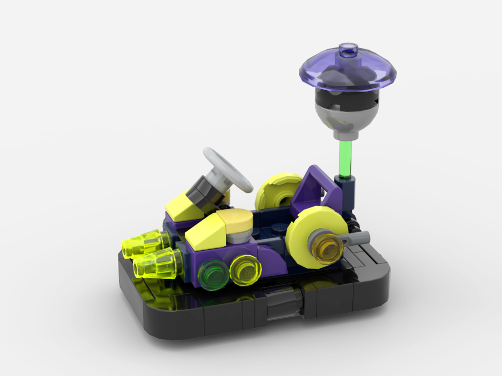 LEGO MOC Bumper Car - Purple by Agilinzzz | Rebrickable - Build with LEGO
