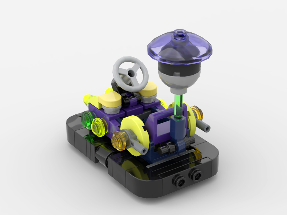 LEGO MOC Bumper Car - Purple by Agilinzzz | Rebrickable - Build with LEGO