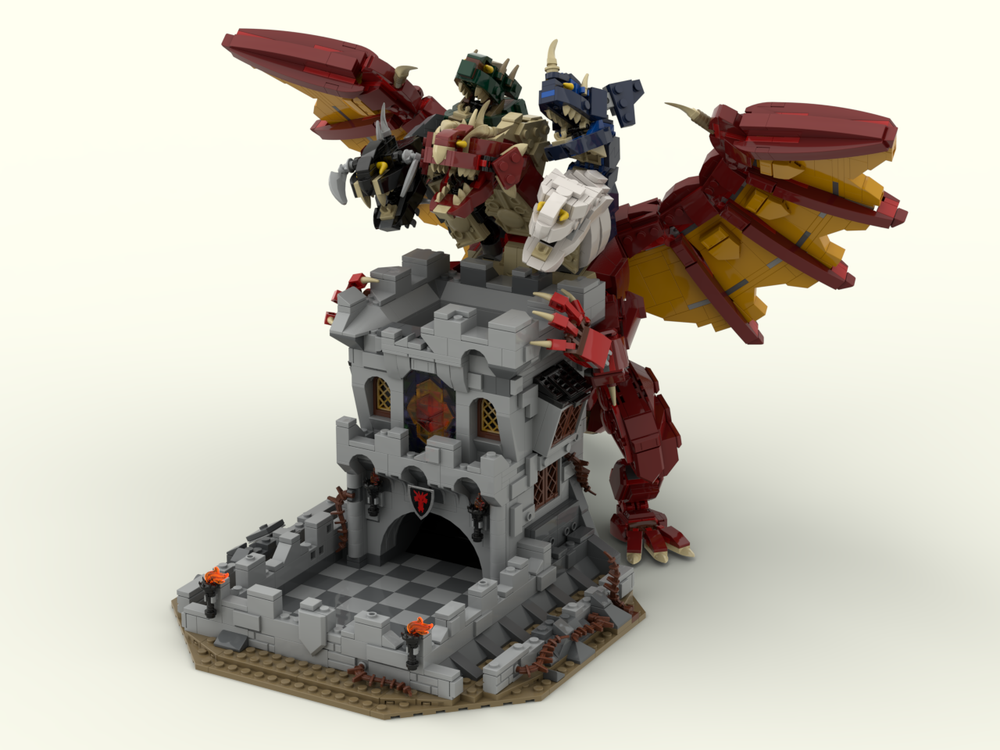 Lego Moc Tiamats Dice Tower Bundle By Bowtiedtrombone Rebrickable