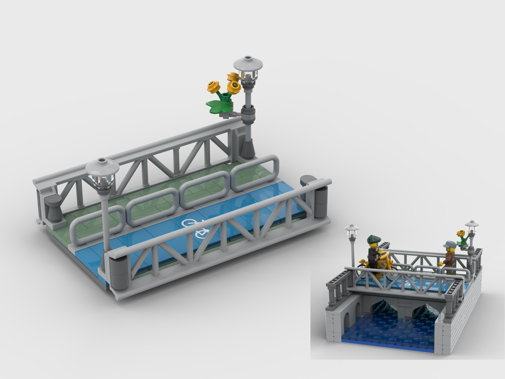 LEGO MOC Bridge by BrickHappens | Rebrickable - Build with LEGO