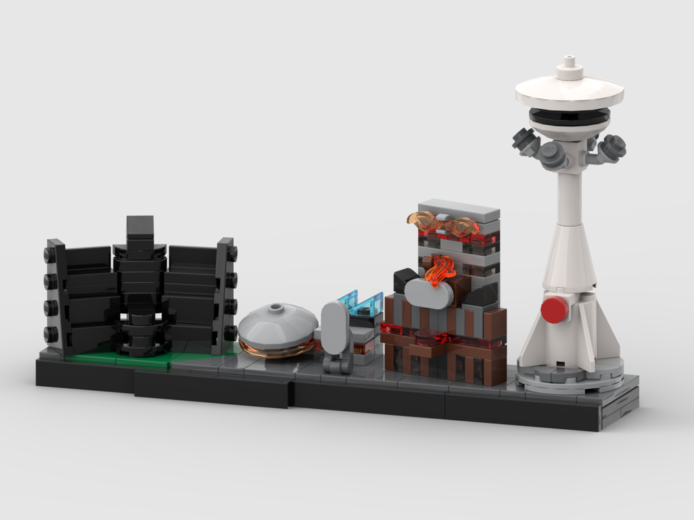 LEGO MOC Fallout New Vegas architecture style diorama by Grisbee ...