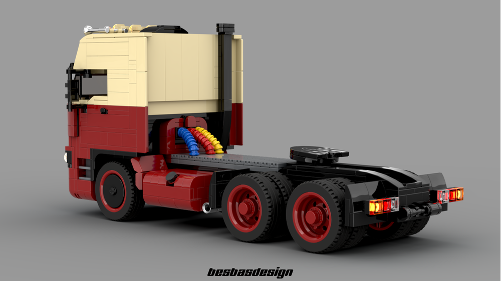 LEGO MOC DAF 3600 ATi Space Cab by besbasdesign | Rebrickable - Build ...