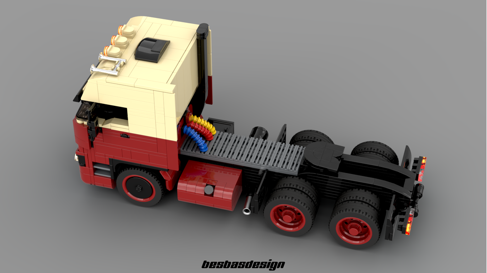 LEGO MOC DAF 3600 ATi Space Cab by besbasdesign | Rebrickable - Build ...