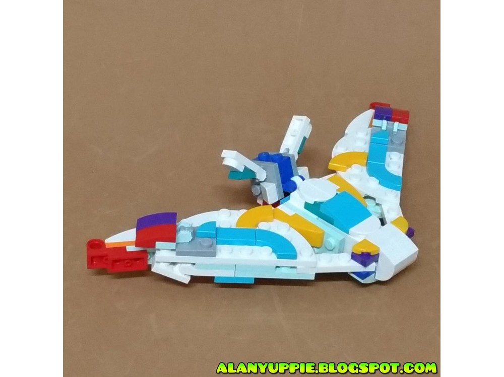 Lego Moc Transformer Stealth Plane From Lego Creator 31140 Magical