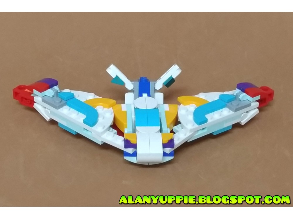 Lego Moc Transformer Stealth Plane From Lego Creator 31140 Magical
