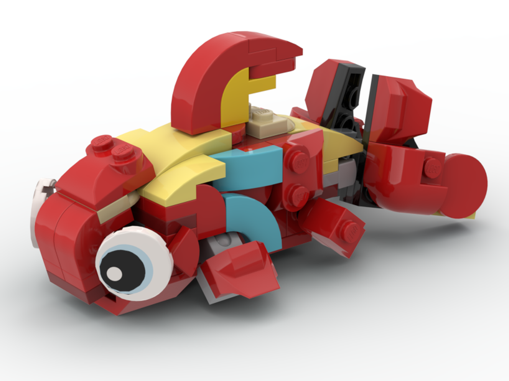 LEGO MOC 31145 goldfish by ddmdx1316 | Rebrickable - Build with LEGO
