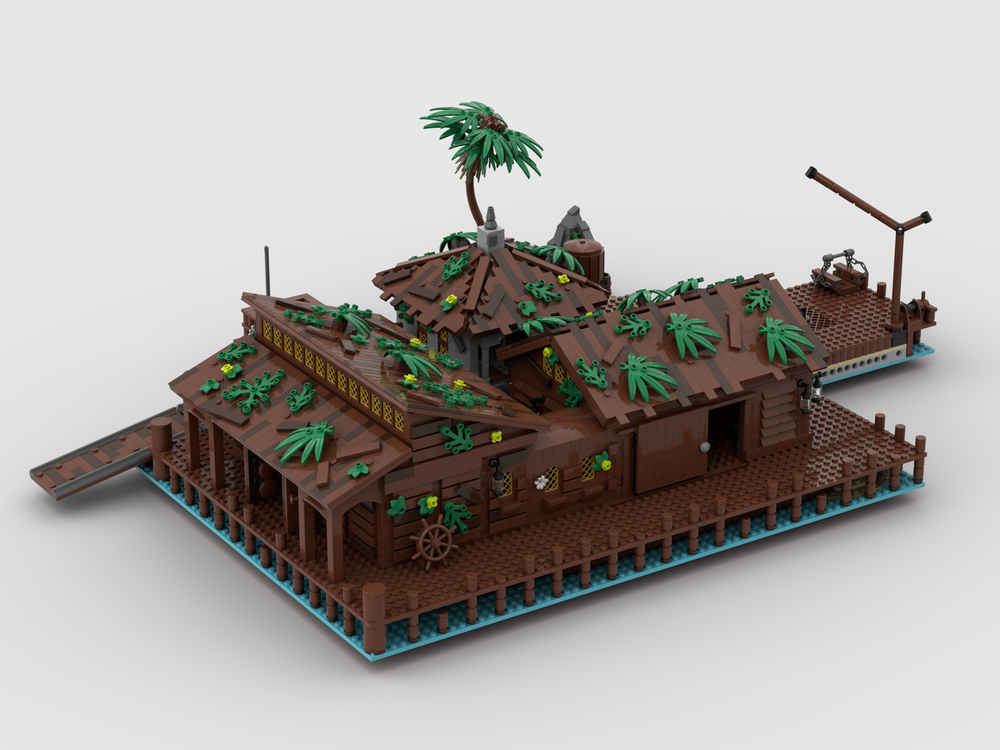 LEGO MOC Pirate Island Bay - Harbor Extension (incl. Smith, Storage ...