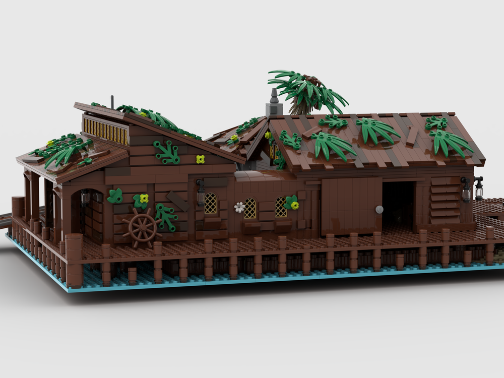 LEGO MOC Pirate Island Bay - Harbor Extension (incl. Smith, Storage ...
